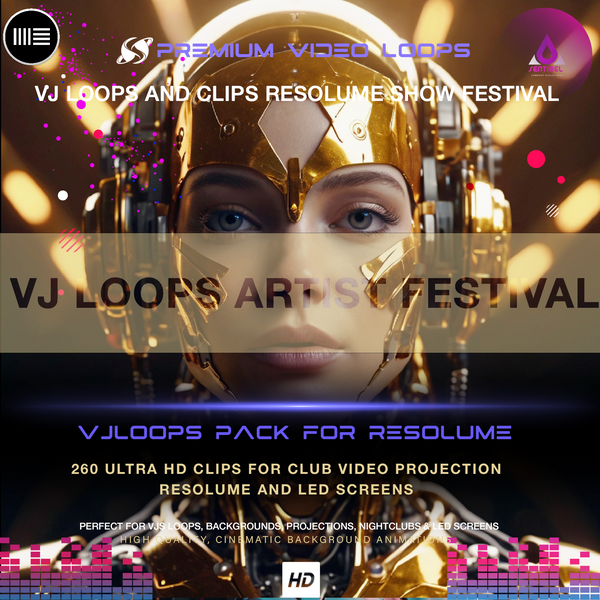 VJ Loops And Clips Resolume Show Festival - Panndora Audio