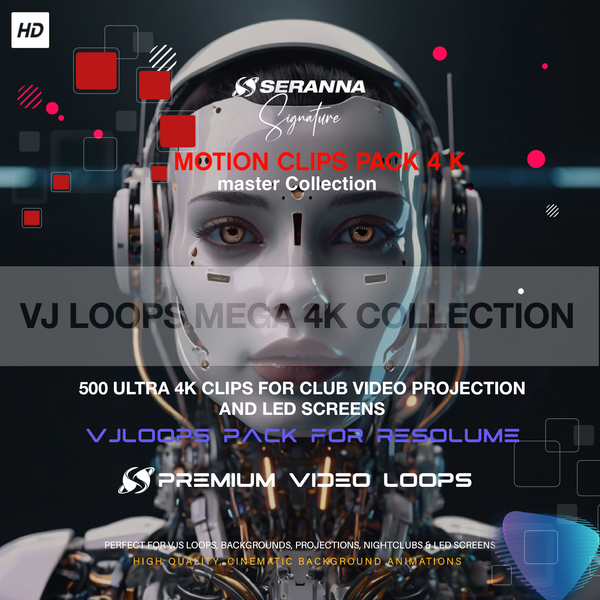VJ Loops 4K Professional Collection Vol 1 - Panndora Audio
