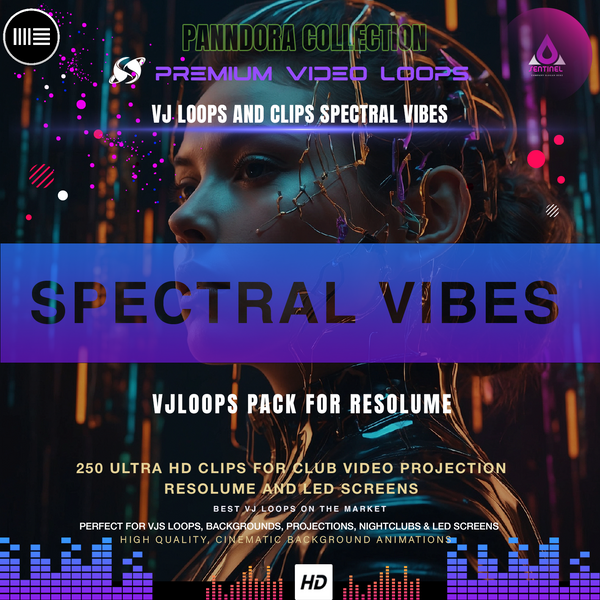 VJ Loops And Clips Spectral Vibes - Panndora Audio