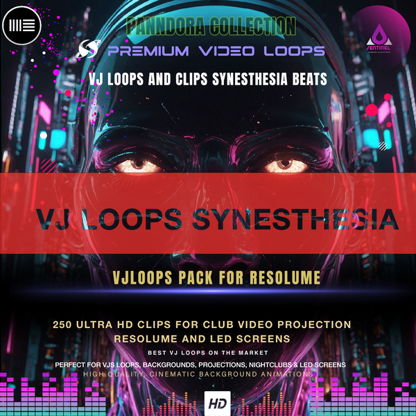 VJ Loops And Clips Synesthesia Beats - Panndora Audio