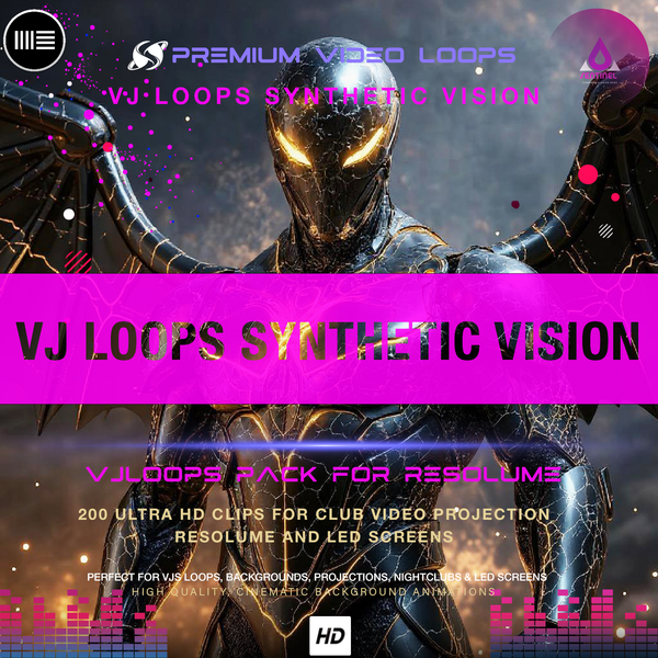 VJ Loops And Clips Synthetic Visions - Panndora Audio